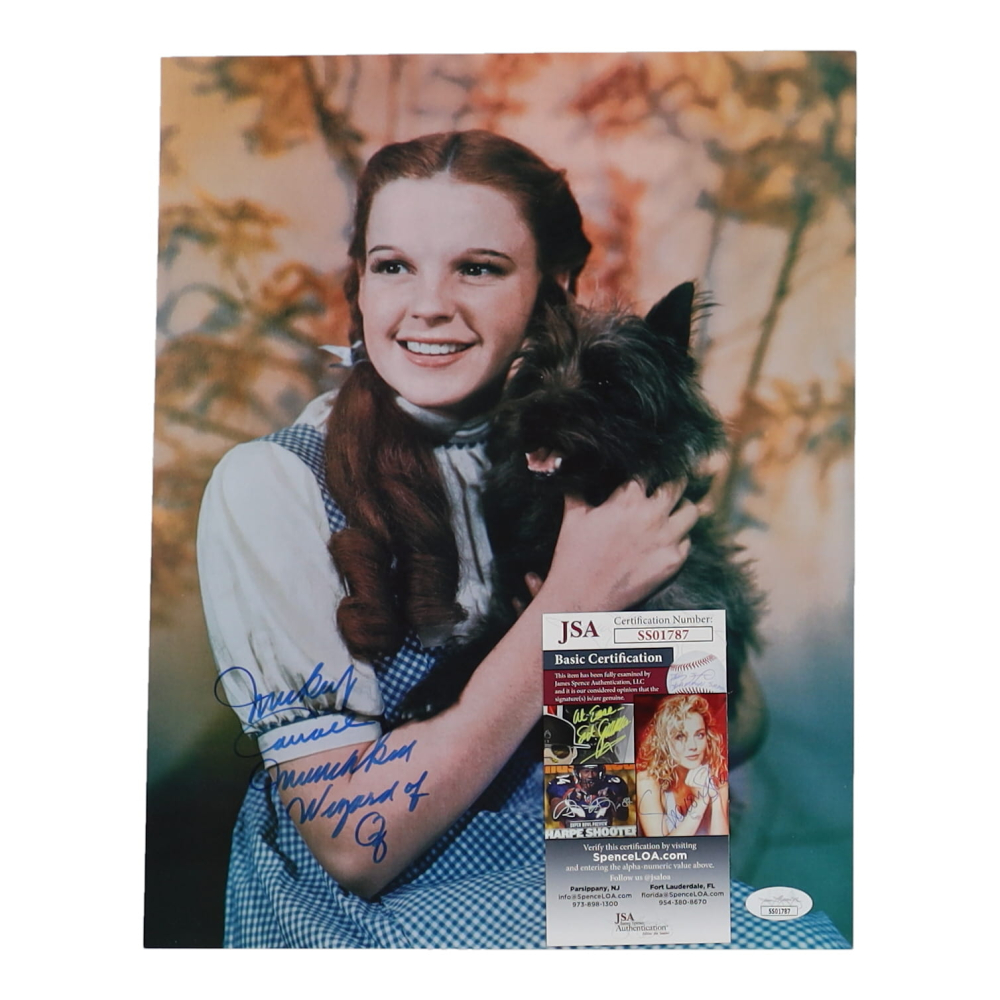 Mickey Carroll Signed "The Wizard of Oz" 11x14 Photo Inscribed ...