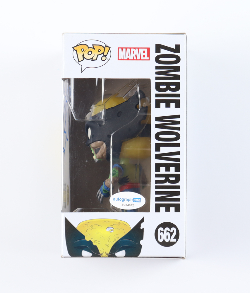 Hugh Jackman Signed "Marvel Zombies" #662 Logan Funko Pop! Vinyl Figure ...