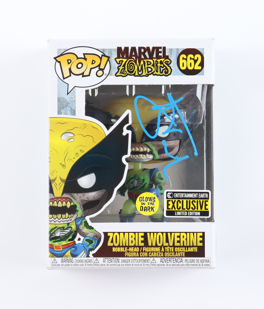 Hugh Jackman Signed "Marvel Zombies" #662 Logan Funko Pop! Vinyl Figure ...