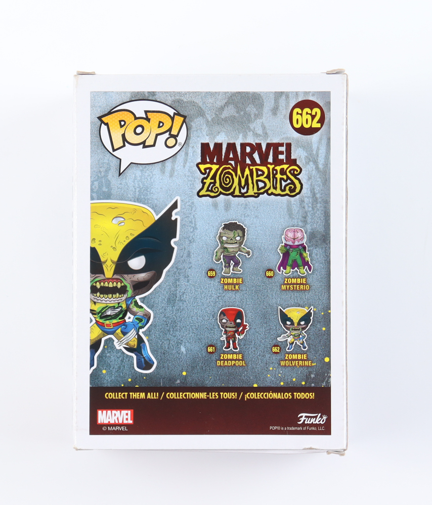 Hugh Jackman Signed "Marvel Zombies" #662 Logan Funko Pop! Vinyl Figure ...