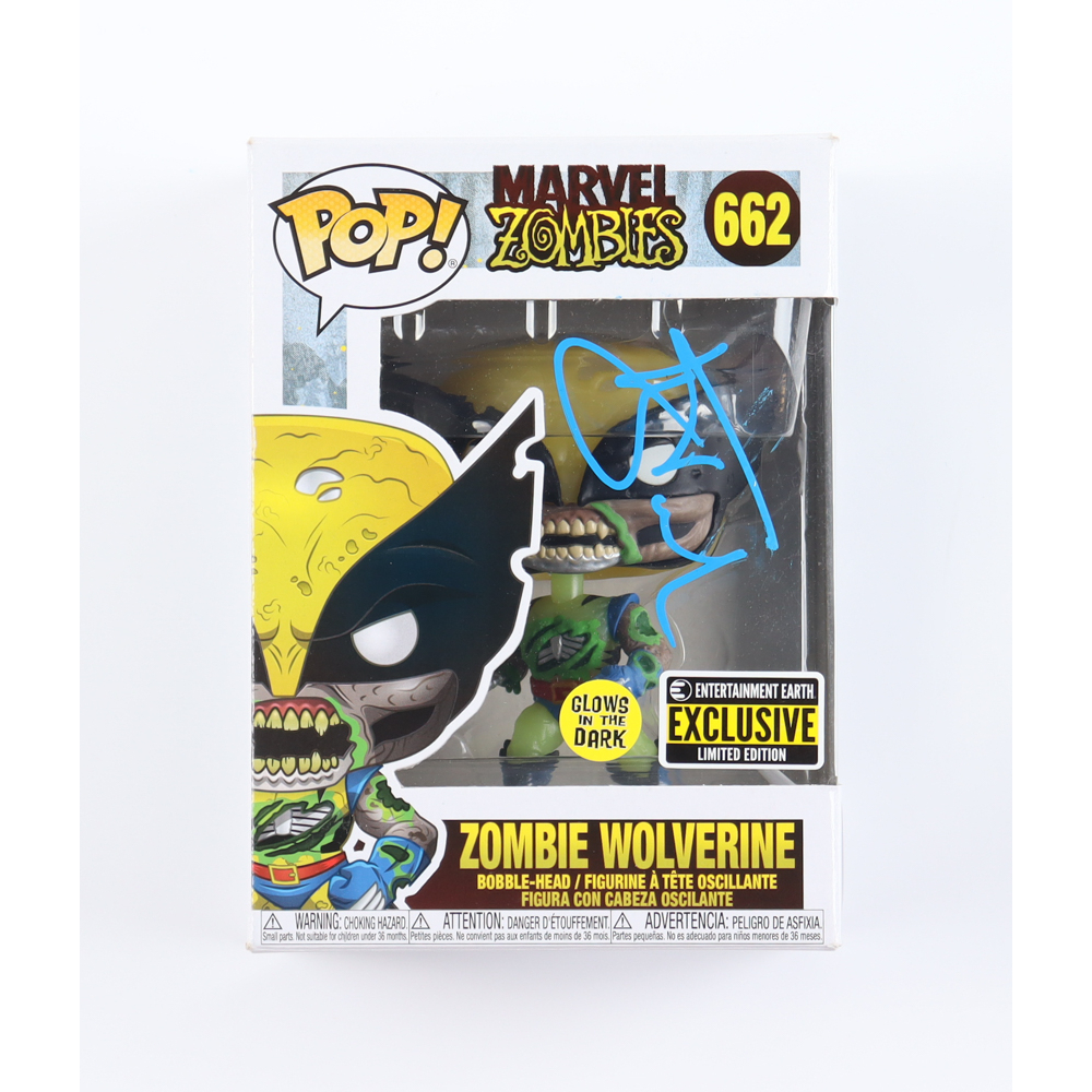 Hugh Jackman Signed "Marvel Zombies" #662 Logan Funko Pop! Vinyl Figure ...