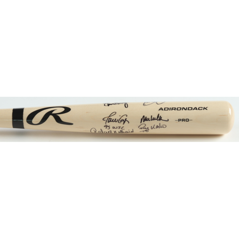 "1995 Braves" Rawlings Baseball Bat Signed by (7) with Dave Justice ...