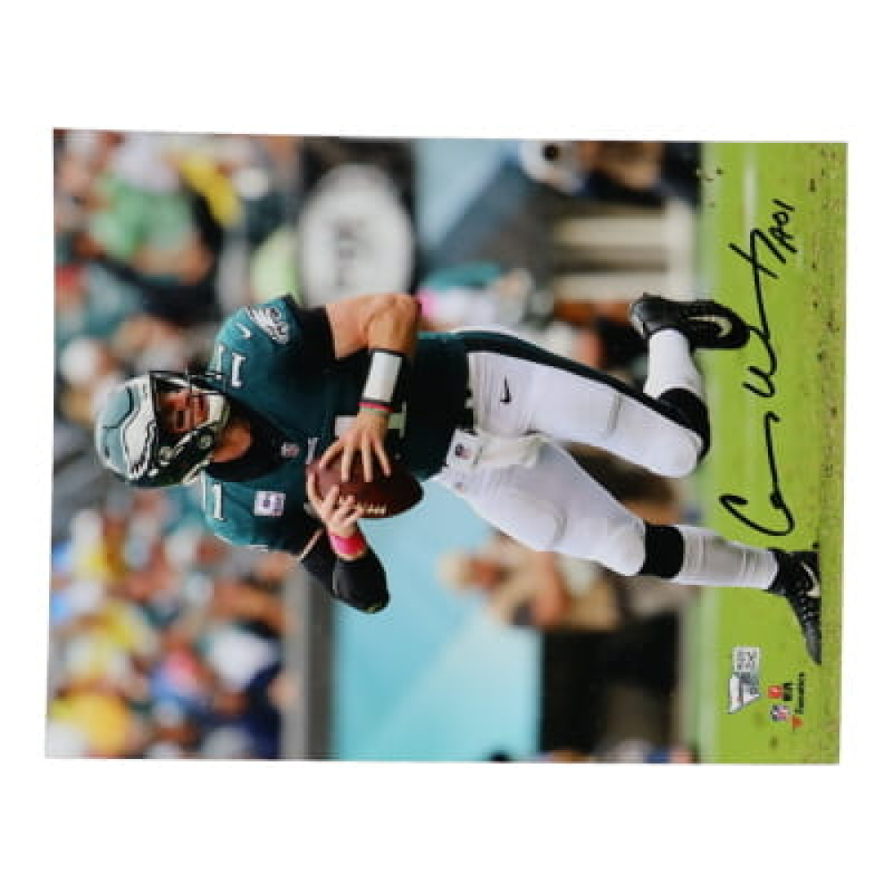 Carson Wentz Signed Eagles 8x10 Photo Inscribed "A01" (Fanatics ...