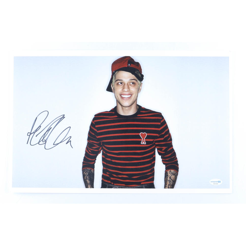 Pete Davidson Signed 11x17 Photo (AutographCOA) | Pristine Auction
