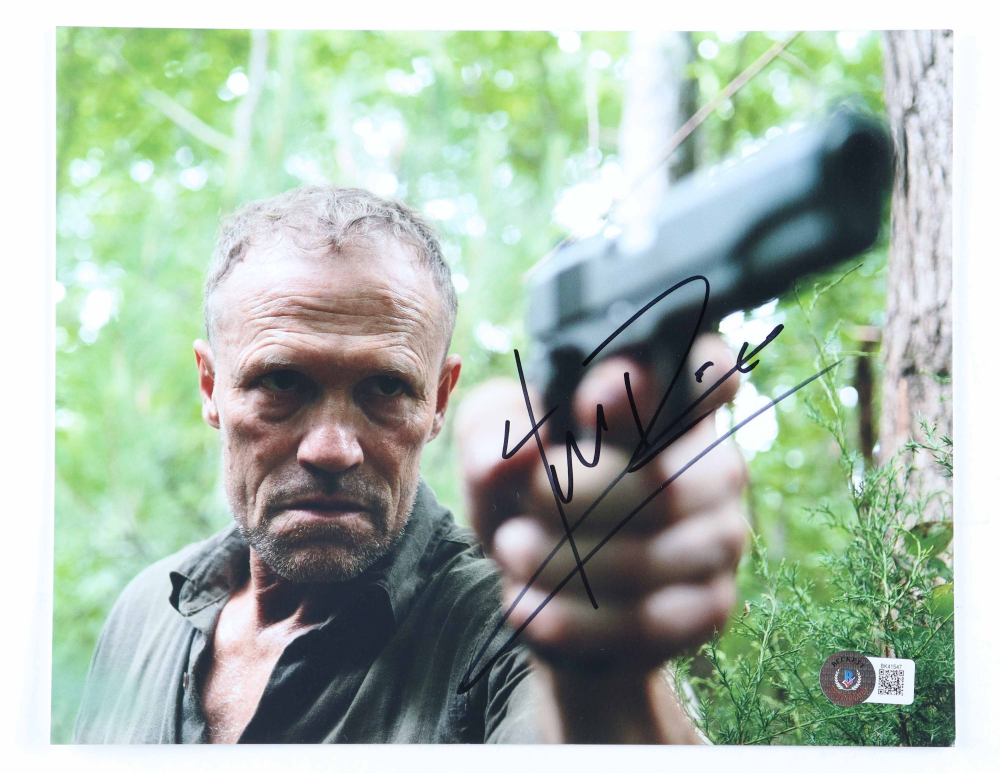 Michael Rooker Signed "The Walking Dead" 8x10 Photo (Beckett ...
