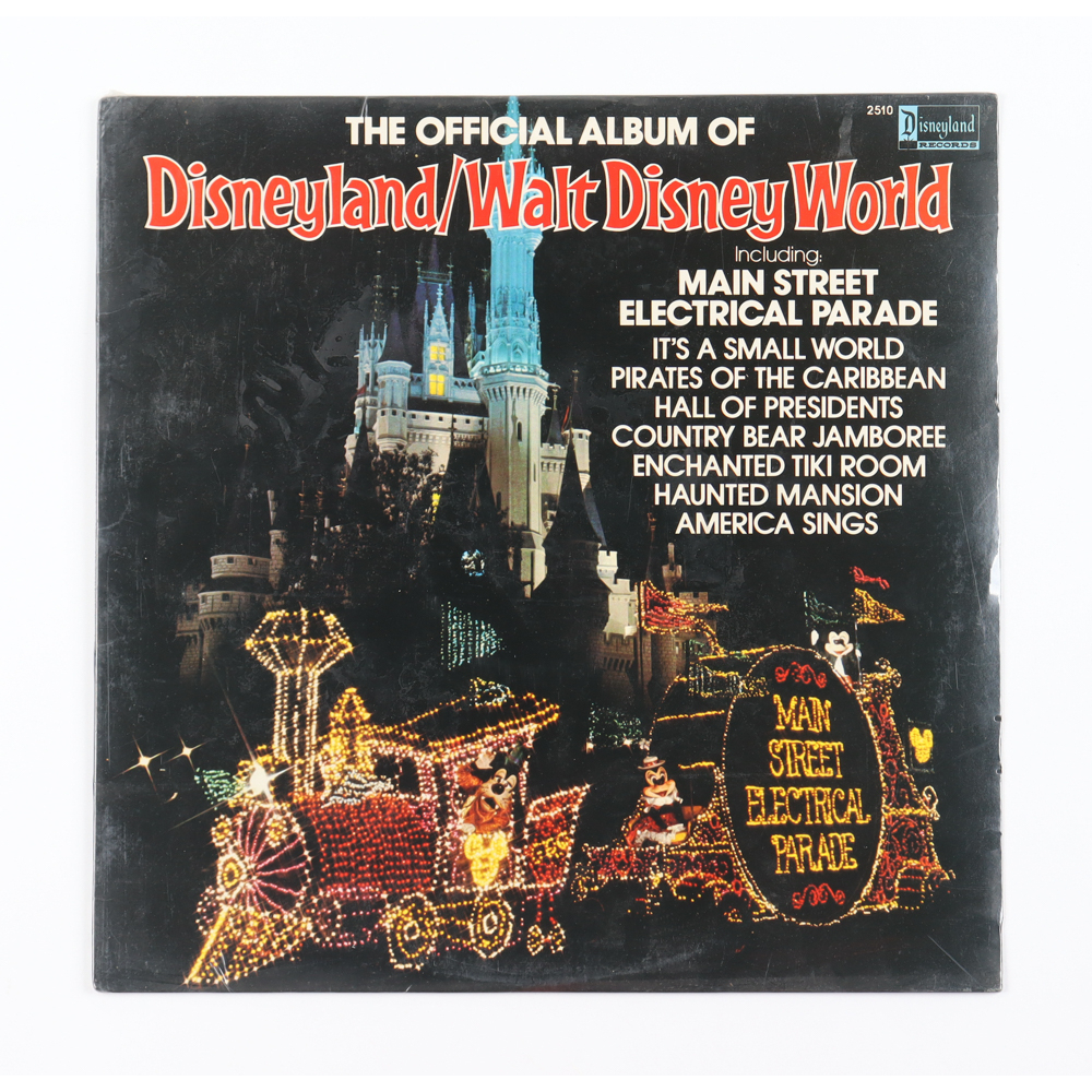 The Official Album of Disneyland / Walt Disney World Vintage Vinyl LP ...