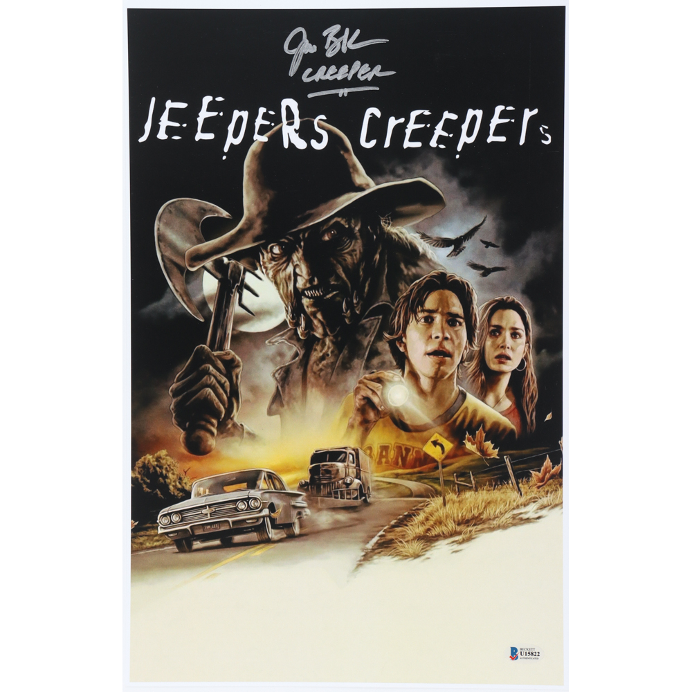 Jonathan Breck Signed "Jeepers Creepers" 11x17 Photo Inscribed "Creeper ...