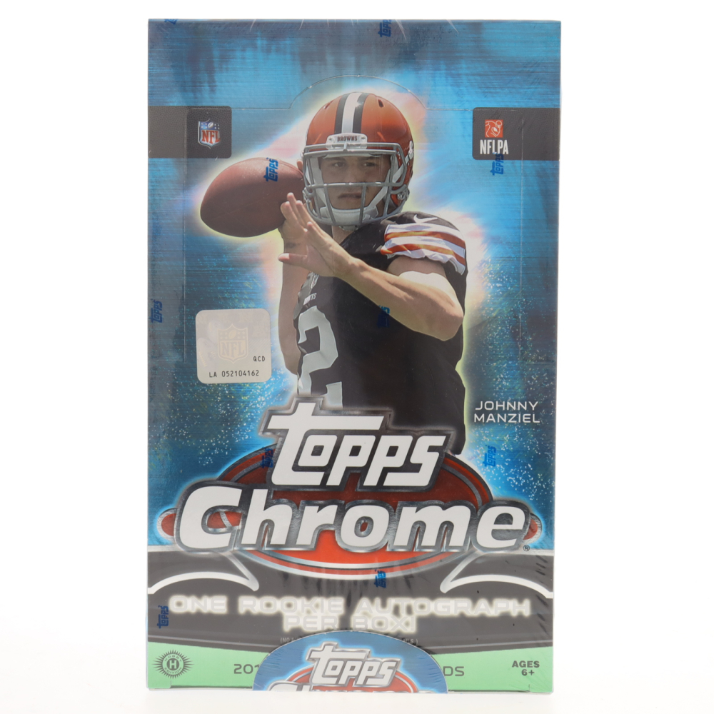 2014 Topps Chrome Football Hobby Box With (24) Packs | Pristine Auction
