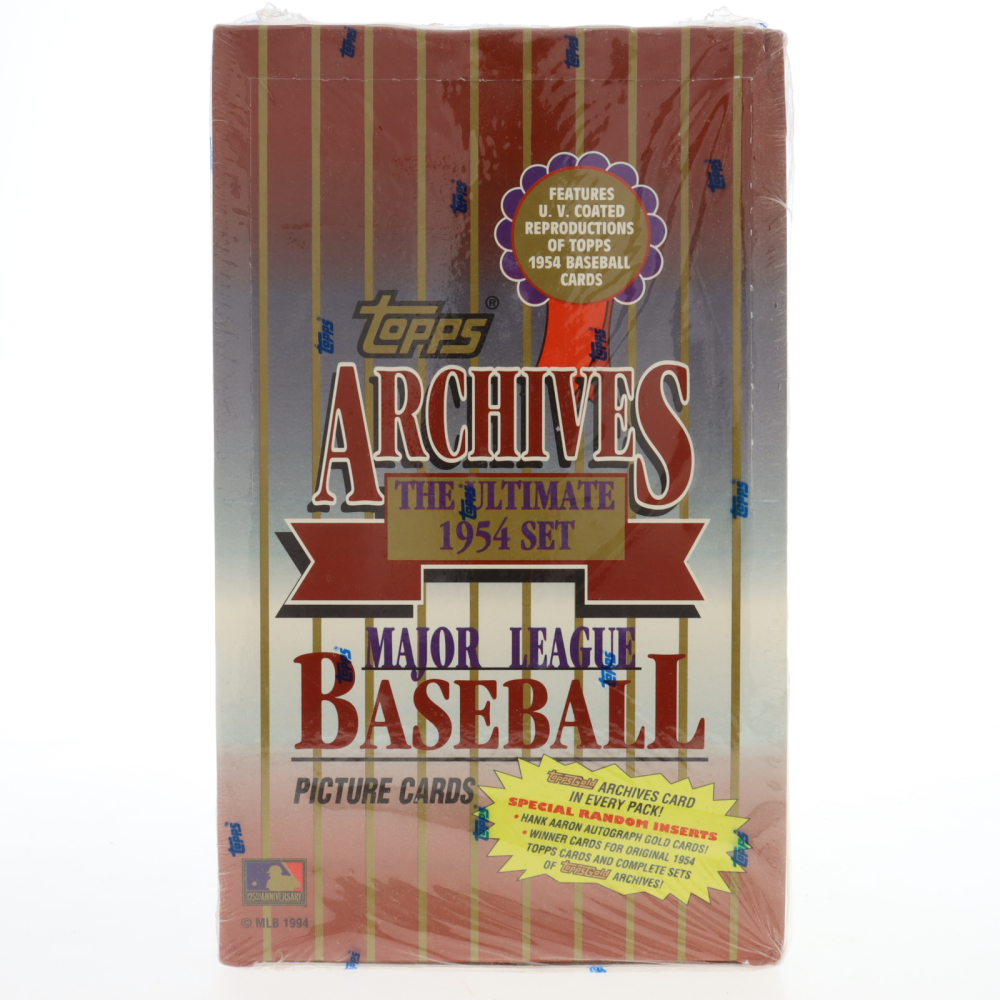 1994 Topps Archives (1954) Baseball Hobby Box With (24) Packs ...