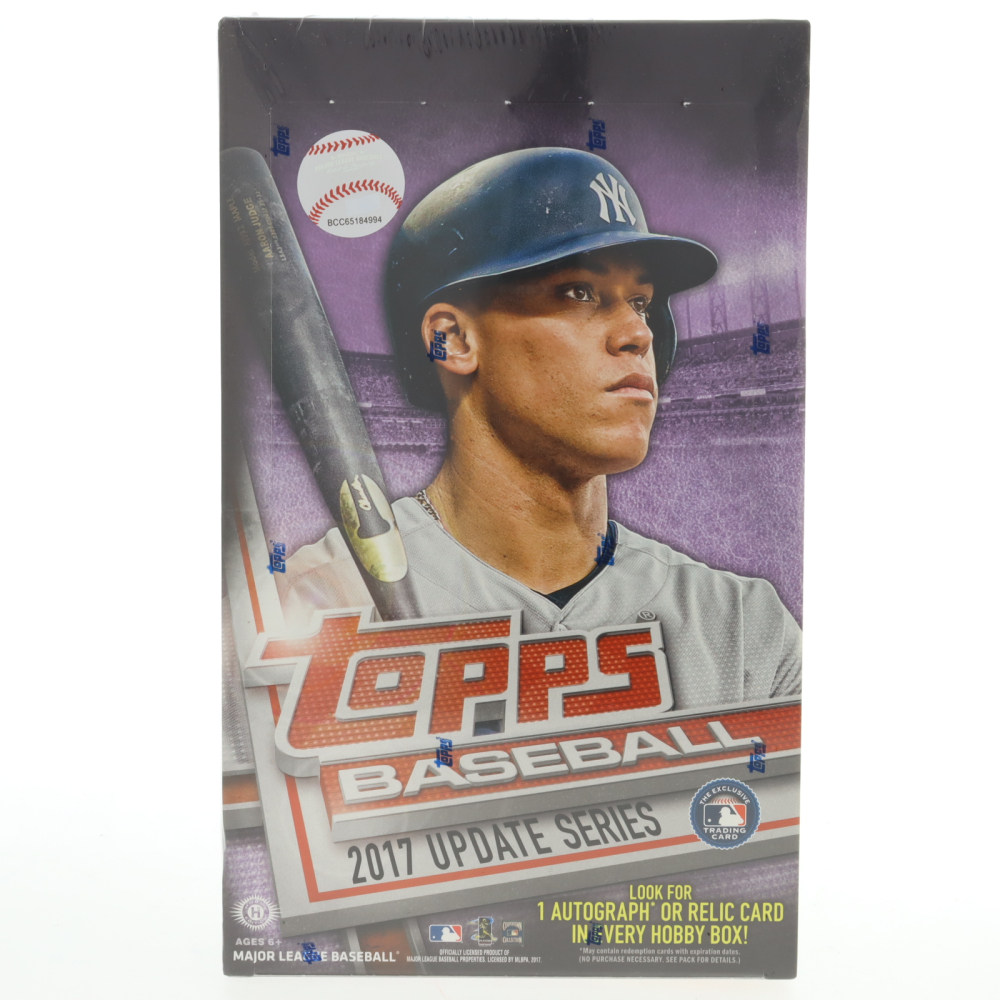 2017 Topps Update Series Baseball Hobby Box With (24) Packs | Pristine ...