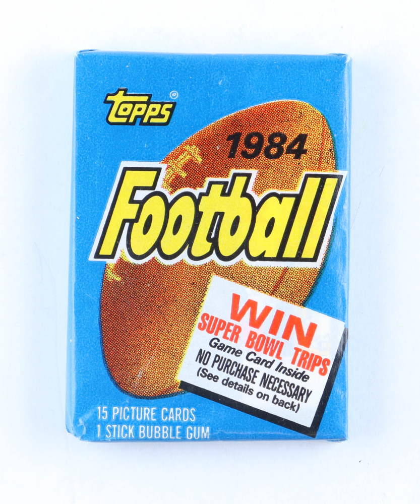 1984 Topps Football Wax Pack With (15) Cards | Pristine Auction