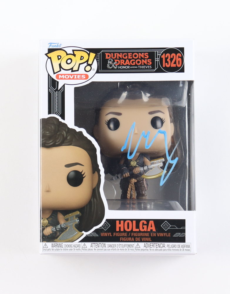 Michelle Rodriguez Signed "Dungeons & Dragons" #1326 Holga Funko Pop ...
