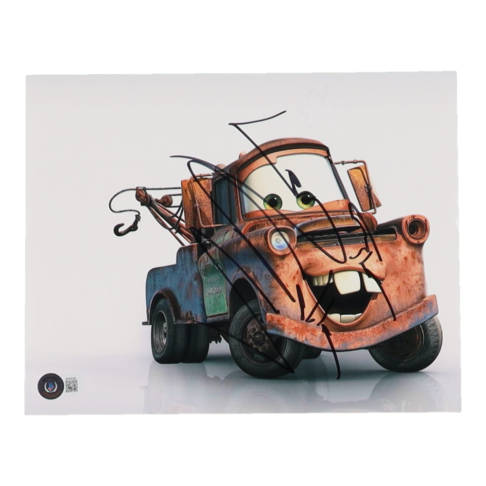 Larry the Cable Guy Signed "Cars" 8x10 Photo (Beckett) | Pristine Auction