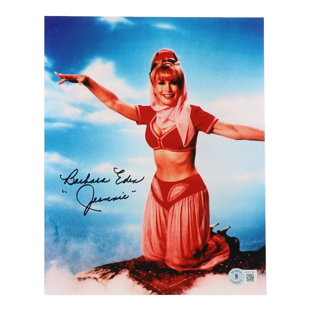 Barbara Eden Signed "I Dream of Jeannie" 8x10 Photo Inscribed "Jeannie" (Beckett) | Pristine Auction