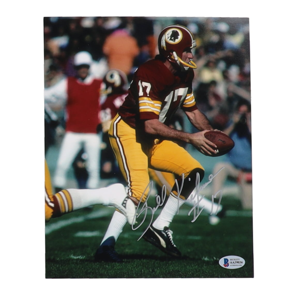 Billy Kilmer Signed Redskins 8x10 Photo (Beckett) | Pristine Auction