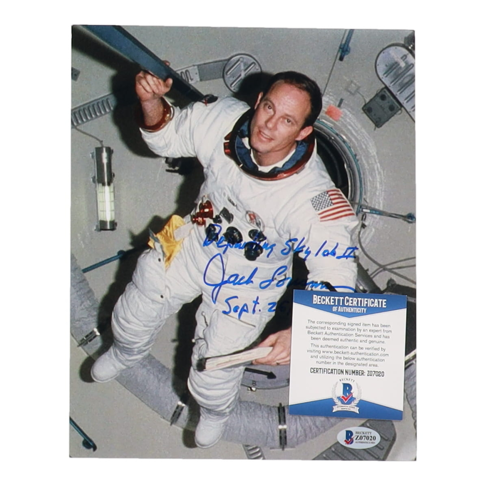 Jack R. Lousma Signed 8x10 Photo Inscribed "Spacewalk, Sky Lab II July ...