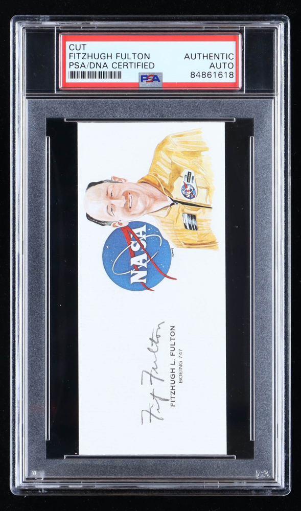 Fitzhugh Fulton Signed Cut With Portrait (PSA) | Pristine Auction
