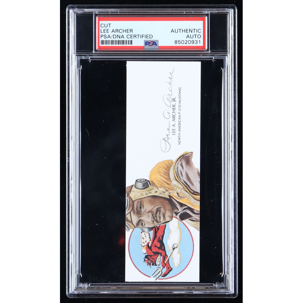 Lee Archer Signed Cut With Portrait (PSA) | Pristine Auction