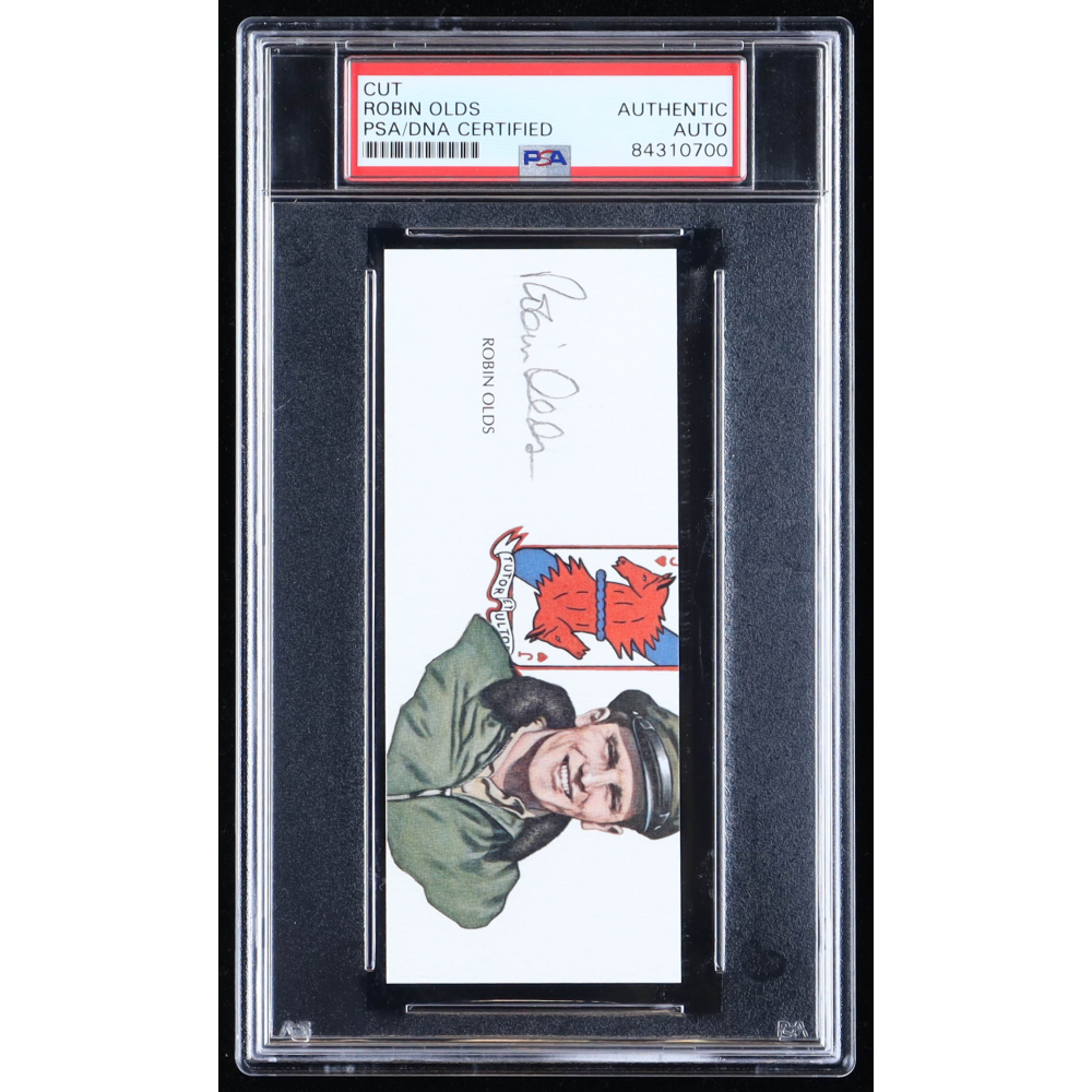 Robin Olds Signed Cut With Portrait (PSA) | Pristine Auction
