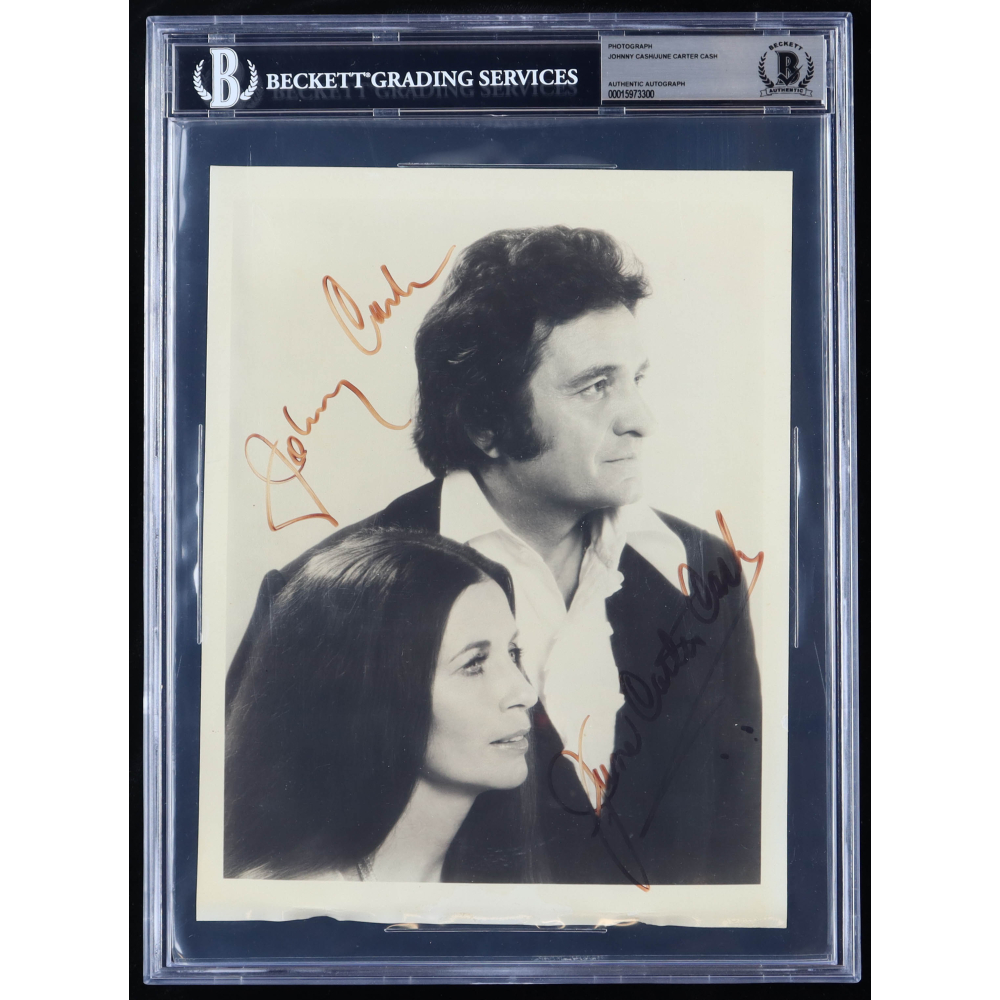 Johnny Cash & June Carter Cash Signed 8x10 Photo (BAS) | Pristine Auction