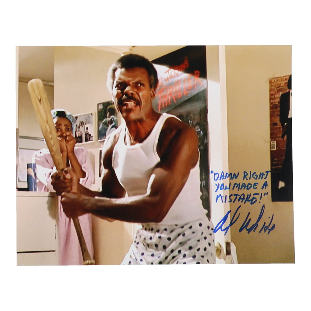 Al White Signed "Back To The Future" 11x14 Photo Inscribed "Damn Right ...