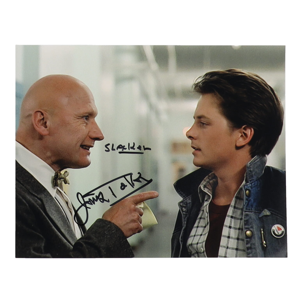 James Tolkan Signed "Back to the Future" 11x14 Photo Inscribed "Slacker ...
