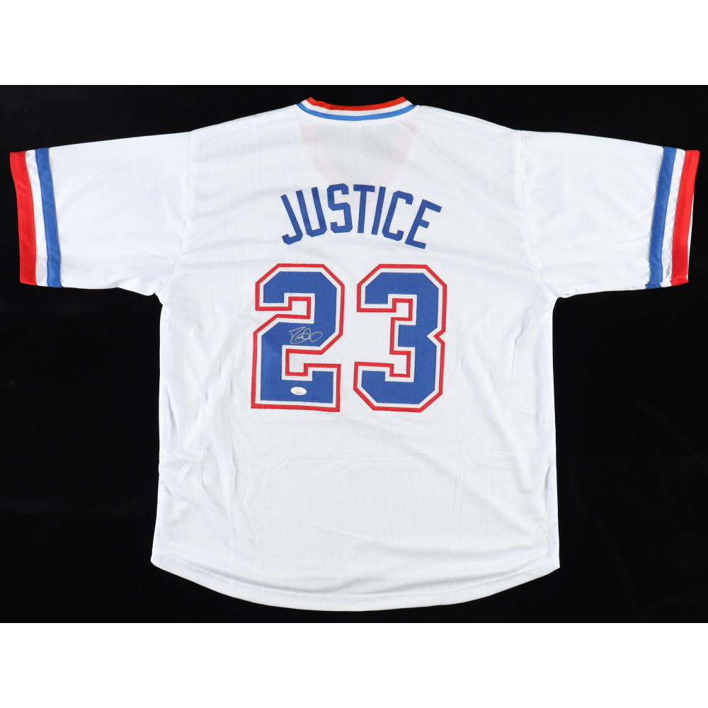 David Justice Signed Jersey (JSA) | Pristine Auction