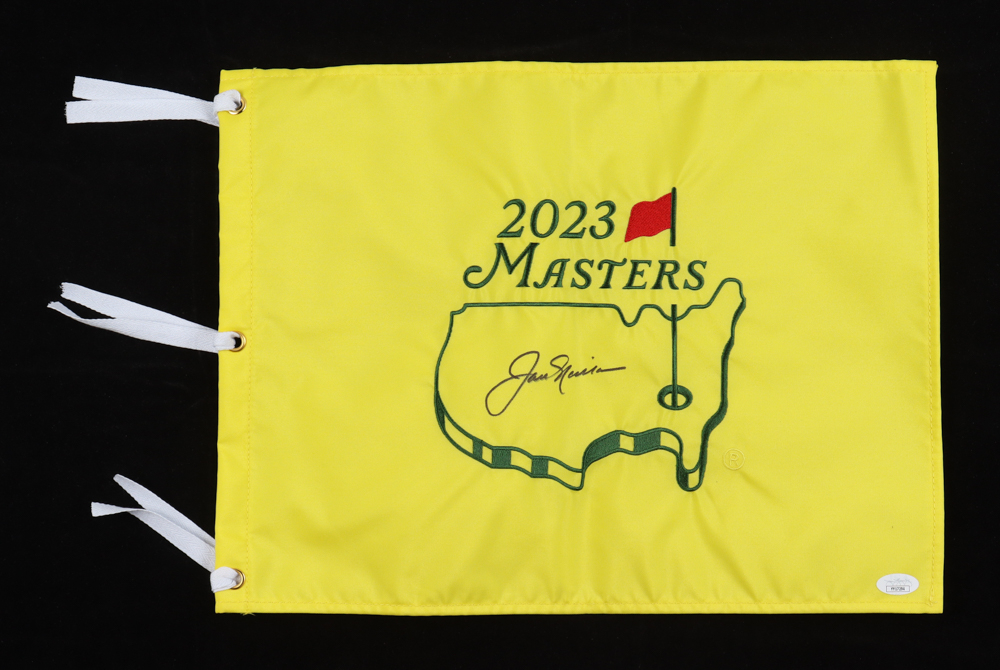 Jack Nicklaus Signed 2023 Masters Pin Flag (JSA) | Pristine Auction