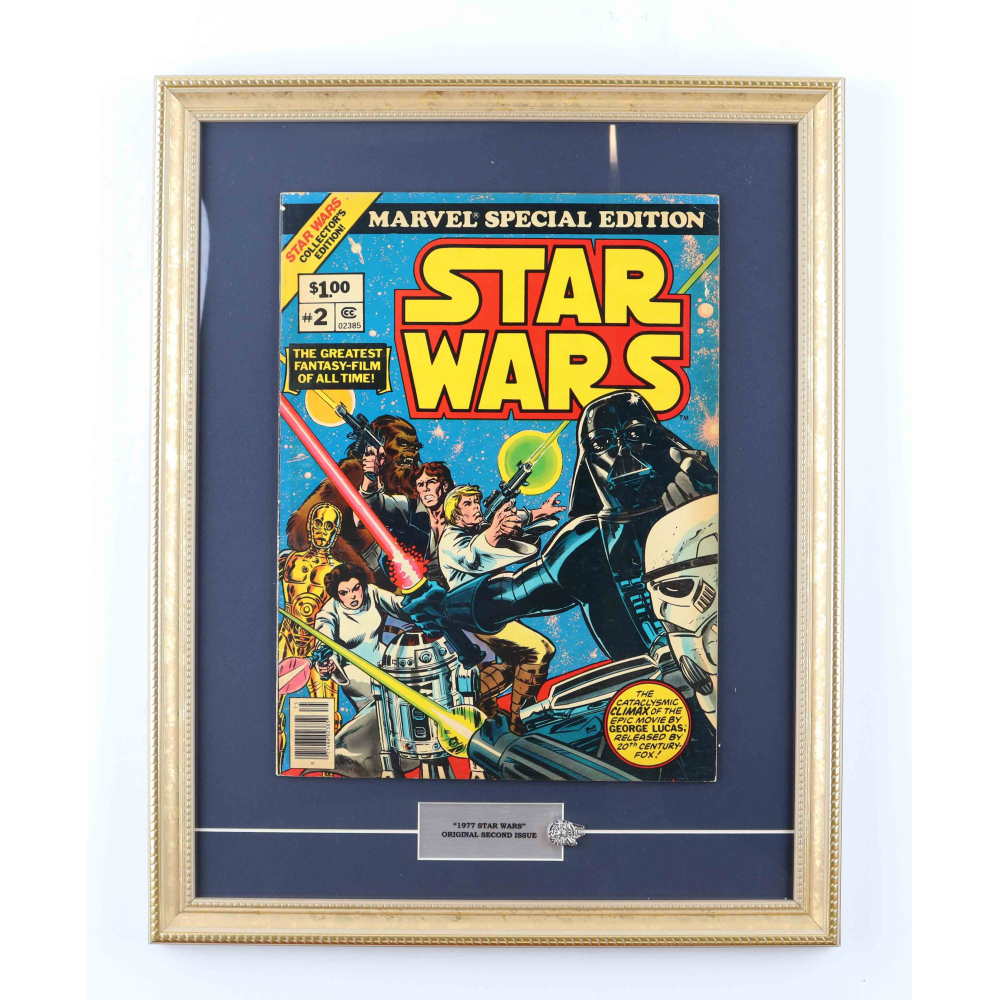 1977 "Marvel Special Edition: Star Wars" Issue #2 Marvel Custom Framed ...