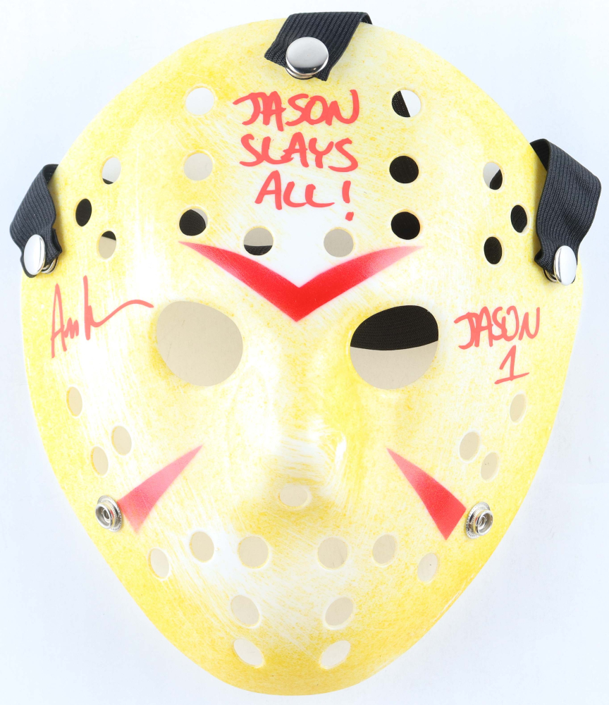 Ari Lehman Signed "Friday the 13th" Mask Inscribed "Jason 1" & "Jason ...