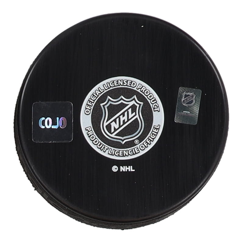Joe Nieuwendyk Signed Devils Logo Hockey Puck (COJO) | Pristine Auction