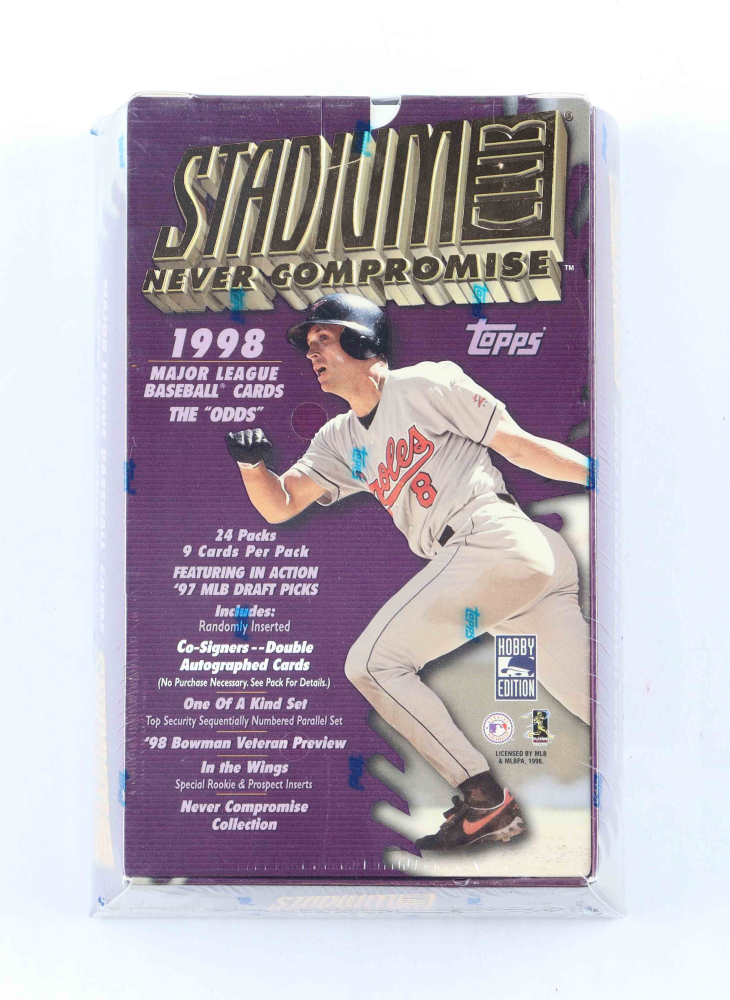 1998 Topps Stadium Club Series 1 Baseball Hobby Box With (24) Packs | Pristine Auction