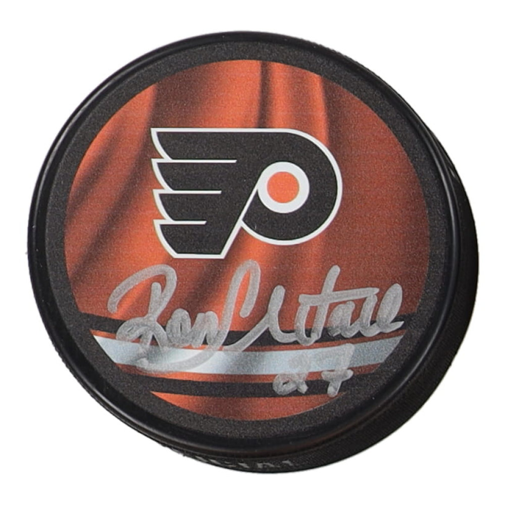 Ron Hextall Signed Flyers Logo Hockey Puck (COJO) | Pristine Auction