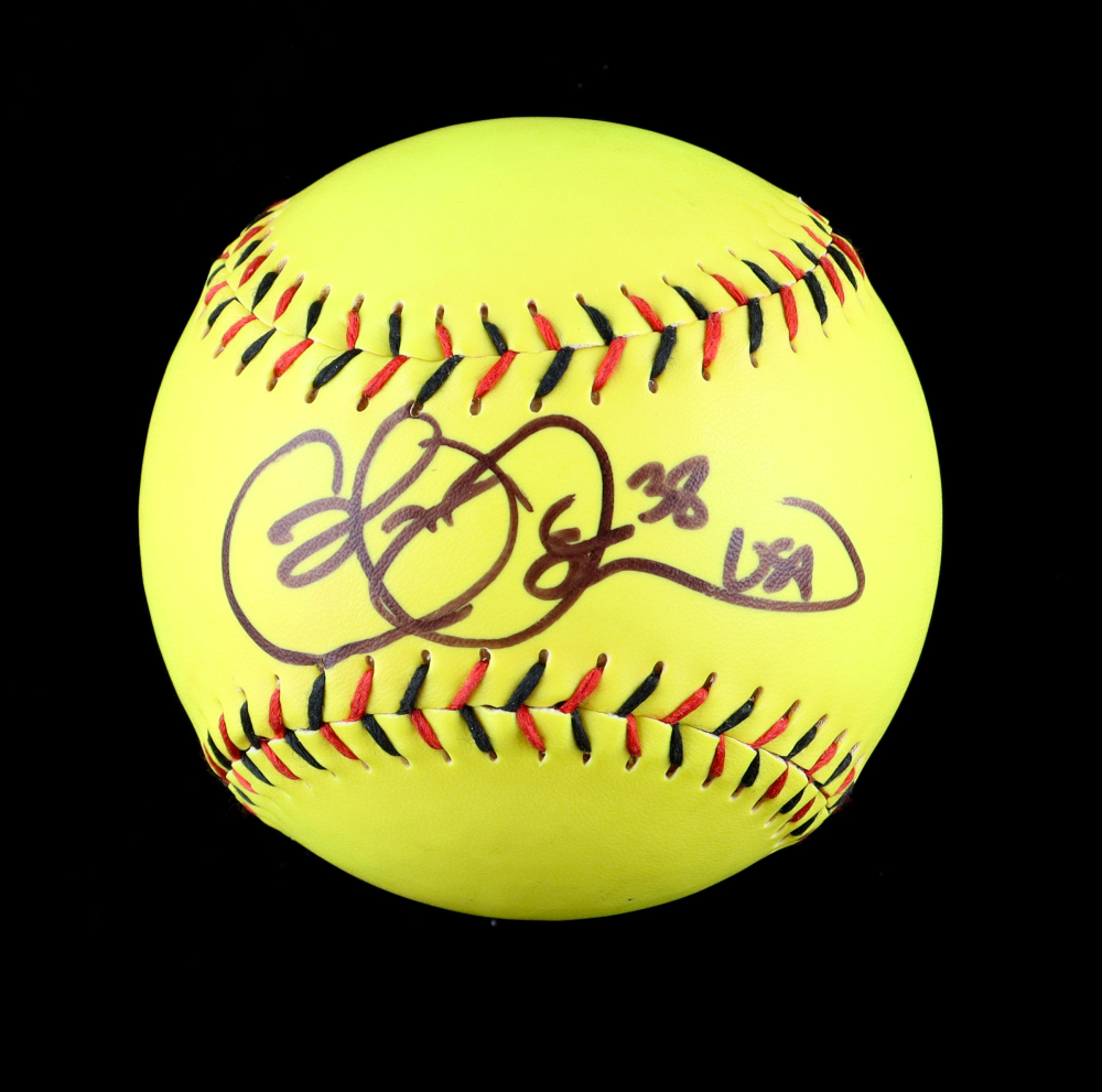 Cat Osterman Signed Softball Inscribed "USA" (Beckett) | Pristine Auction