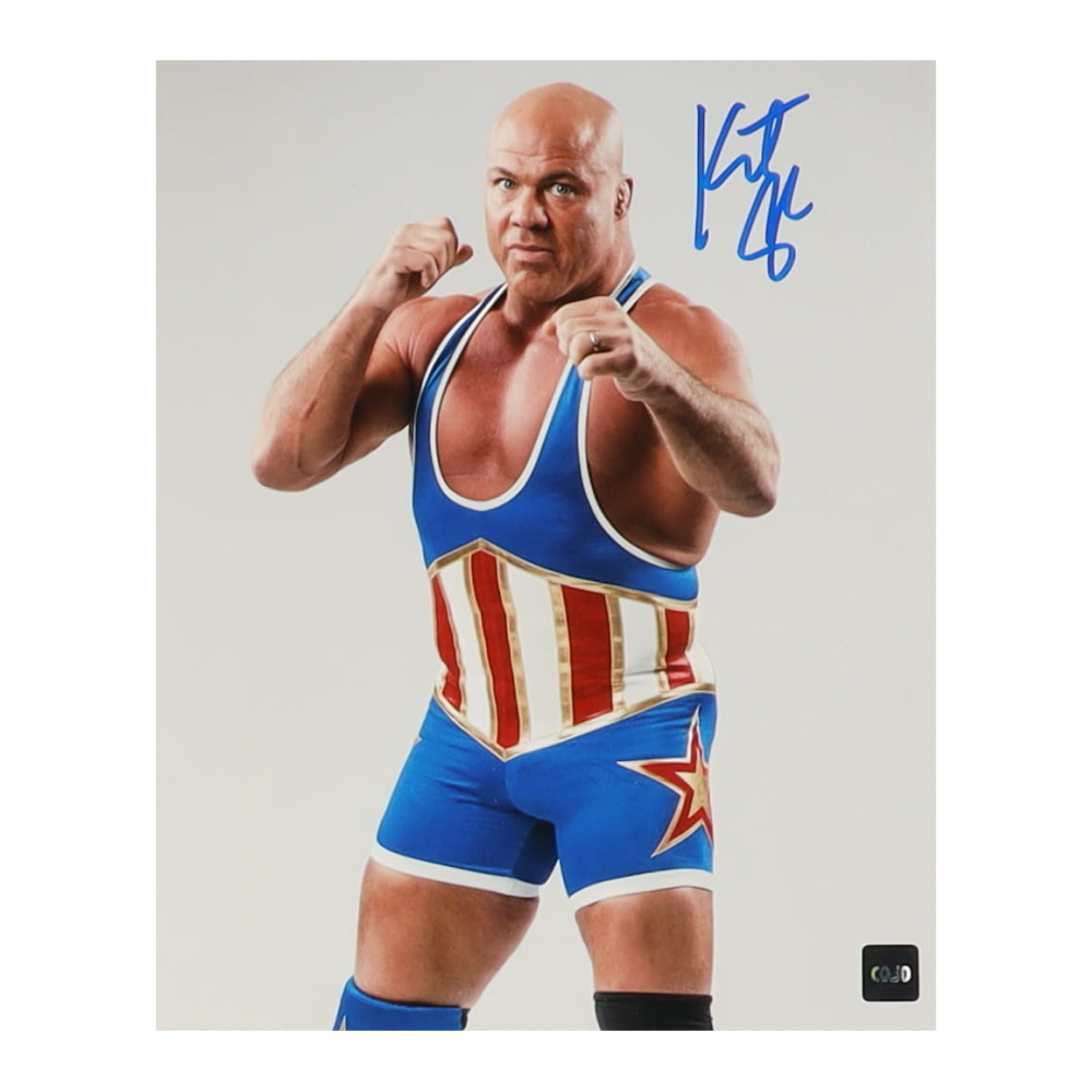 Kurt Angle Signed WWE 8x10 Photo (COJO) | Pristine Auction