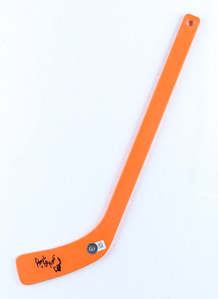 Paul D'Amato Signed "Slap Shot" Hockey Stick Blade Inscribed "Dr. Hook ...