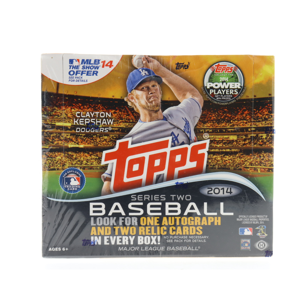 2014 Topps Series 2 Baseball Jumbo Box With (36) Packs | Pristine Auction