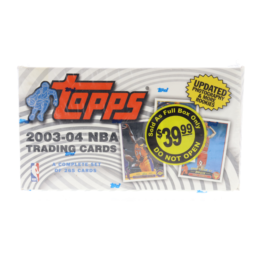 2003-04 Topps Basketball Retail Factory Set With (265) Cards | Pristine ...