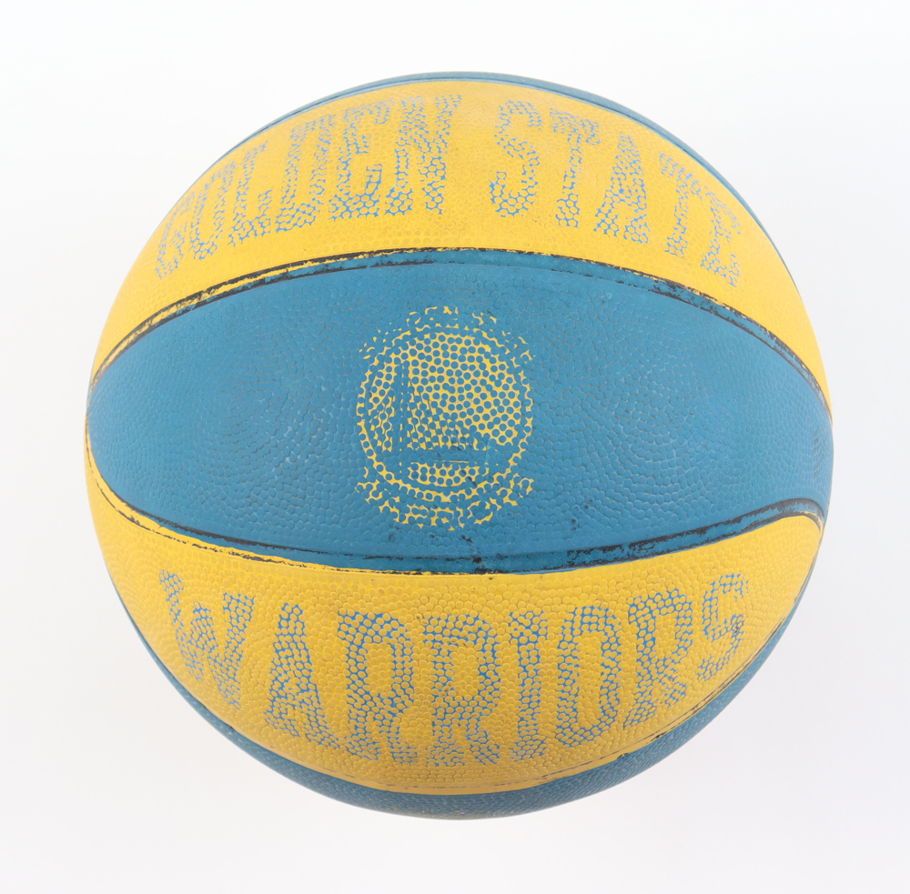 Wilt Chamberlain Signed Warriors Logo Basketball Inscribed "Peace ...