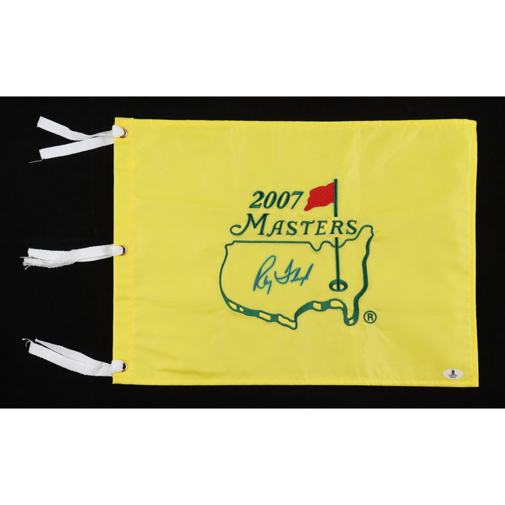 Raymond Floyd Signed 2007 The Masters Golf Pin Flag (Beckett ...