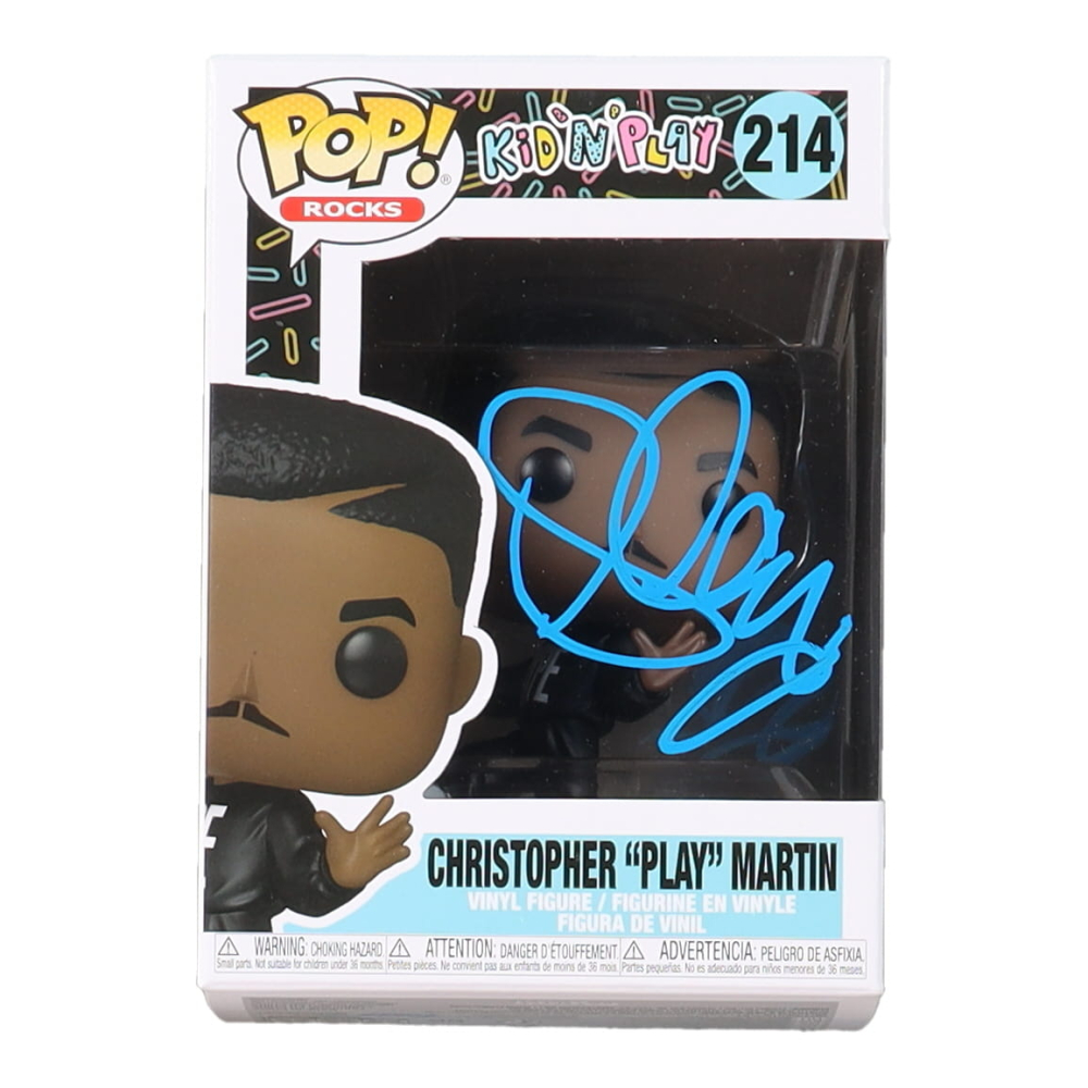 Christopher Martin Signed "Kid 'n Play" #214 Christopher "Play" Martin Funko Pop! Vinyl Figure ...