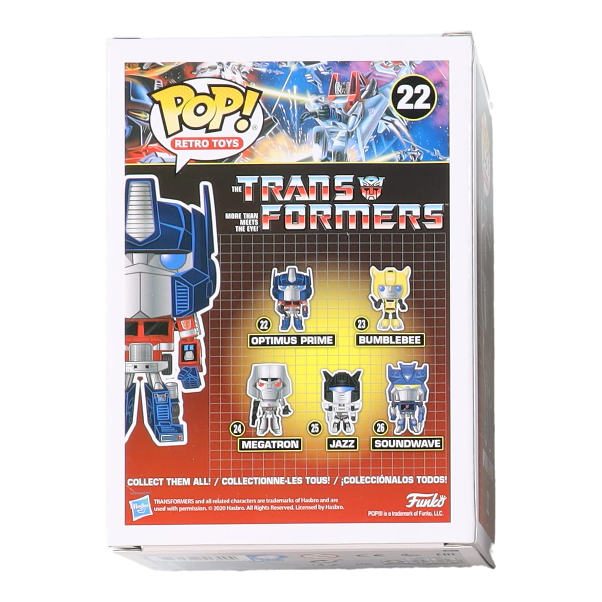 Peter Cullen Signed "Transformers" #22 Optimus Prime Funko Pop! Vinyl ...