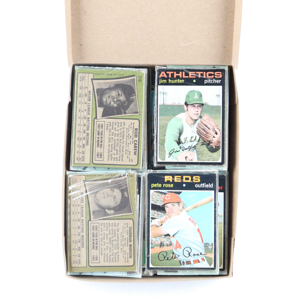 1971 Topps Baseball Card Fun Pack Box with (20) Packs | Pristine Auction