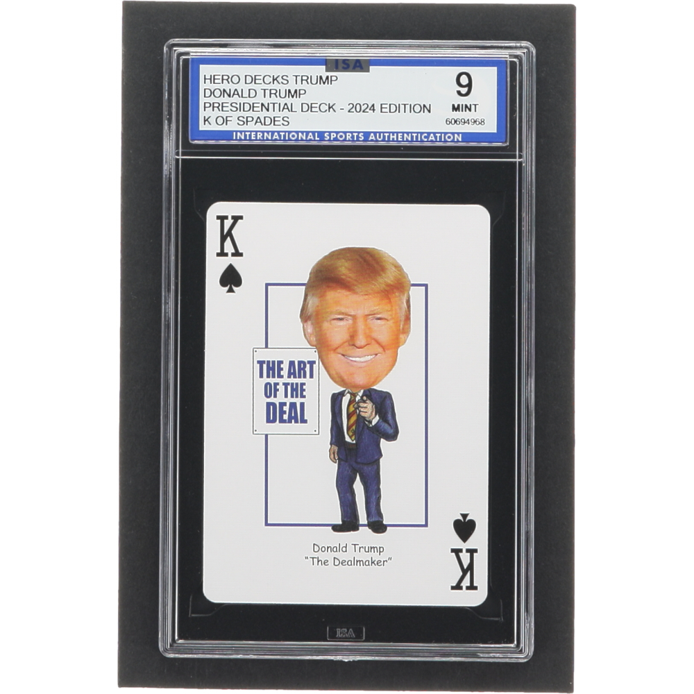 Donald Trump "The Deal Maker" King of Spades Playing Card (ISA 9 ...