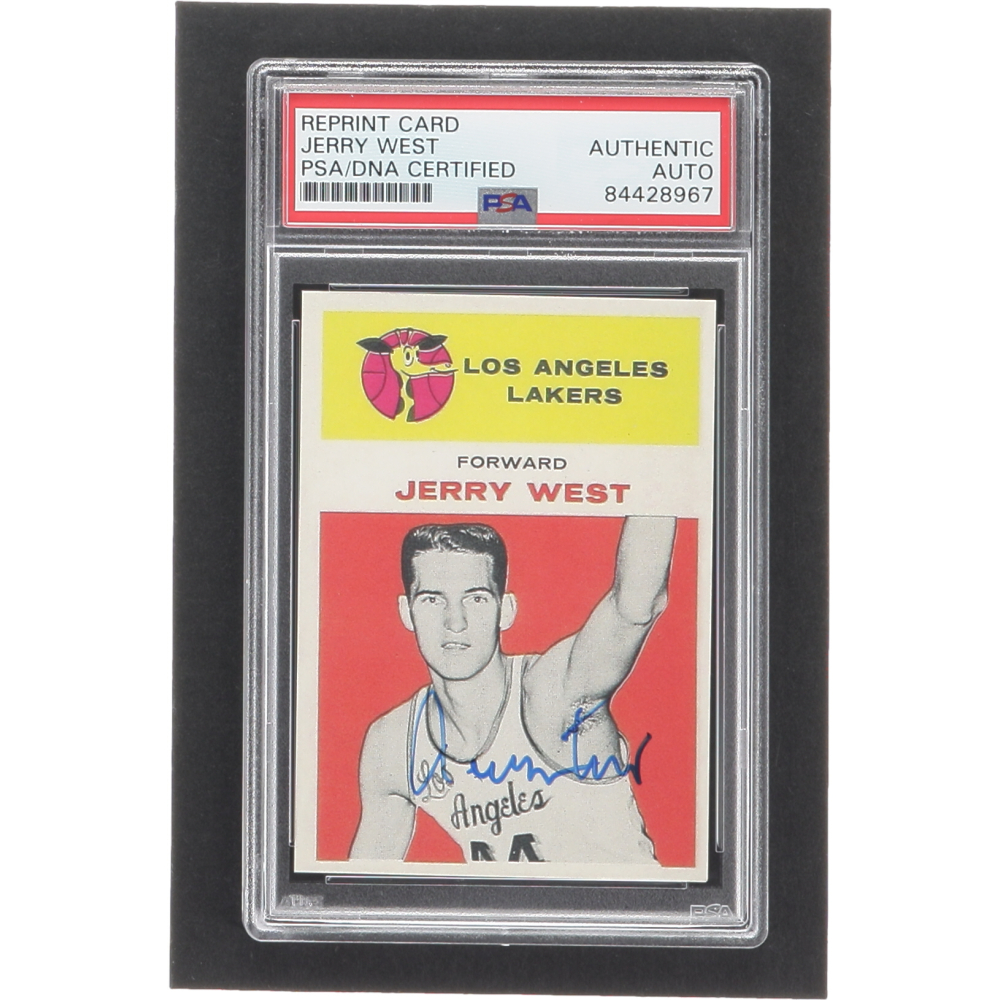 Jerry West Signed Trading Card (PSA) | Pristine Auction