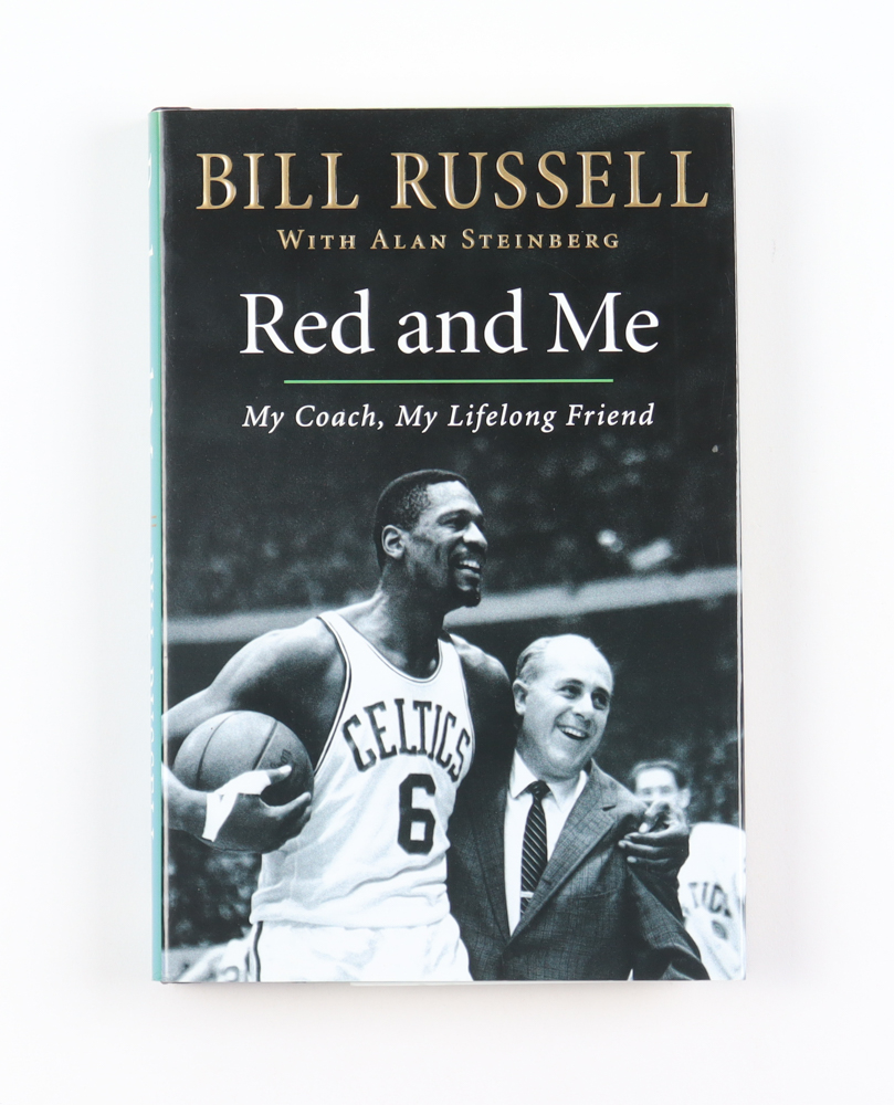 Bill Russell Signed "Red And Me" Hard-Cover Book Inscribed "Best Wishes ...