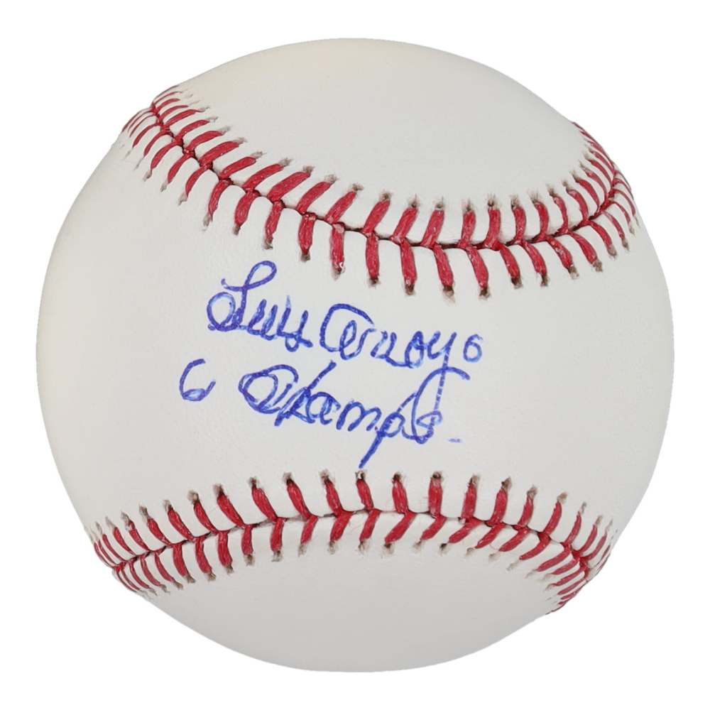 Luis Arroyo Signed OML Baseball Inscribed "61 Champs" (Steiner & MLB ...