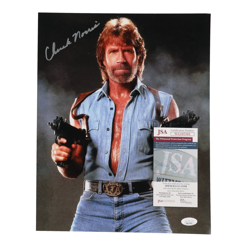 Chuck Norris Signed "Invasion U.S.A." 11x14 Photo (JSA) | Pristine Auction