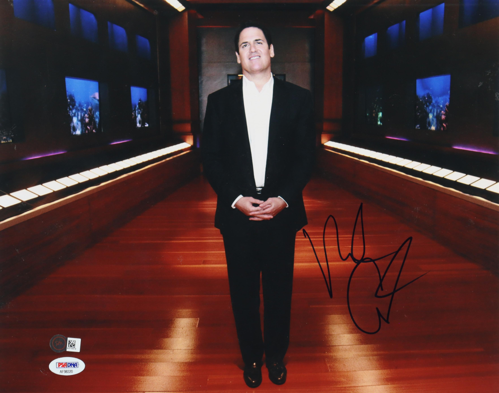 Mark Cuban Signed "Shark Tank" 11x14 Photo (PSA & SportsMemorabilia ...