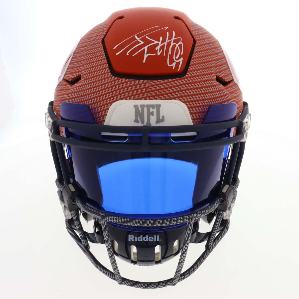J. J. Watt Signed Texans Full-Size Authentic On-Field Hydro-Dipped ...